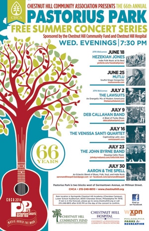 66th Annual Pastorius Park Free Summer Concerts Series — PA Eats