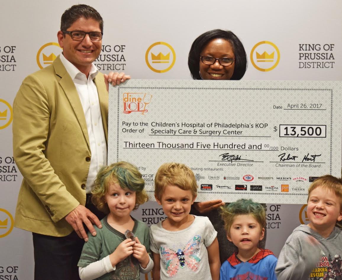 dineKOP Donates Whopping Sum to CHOP KOP — PA Eats