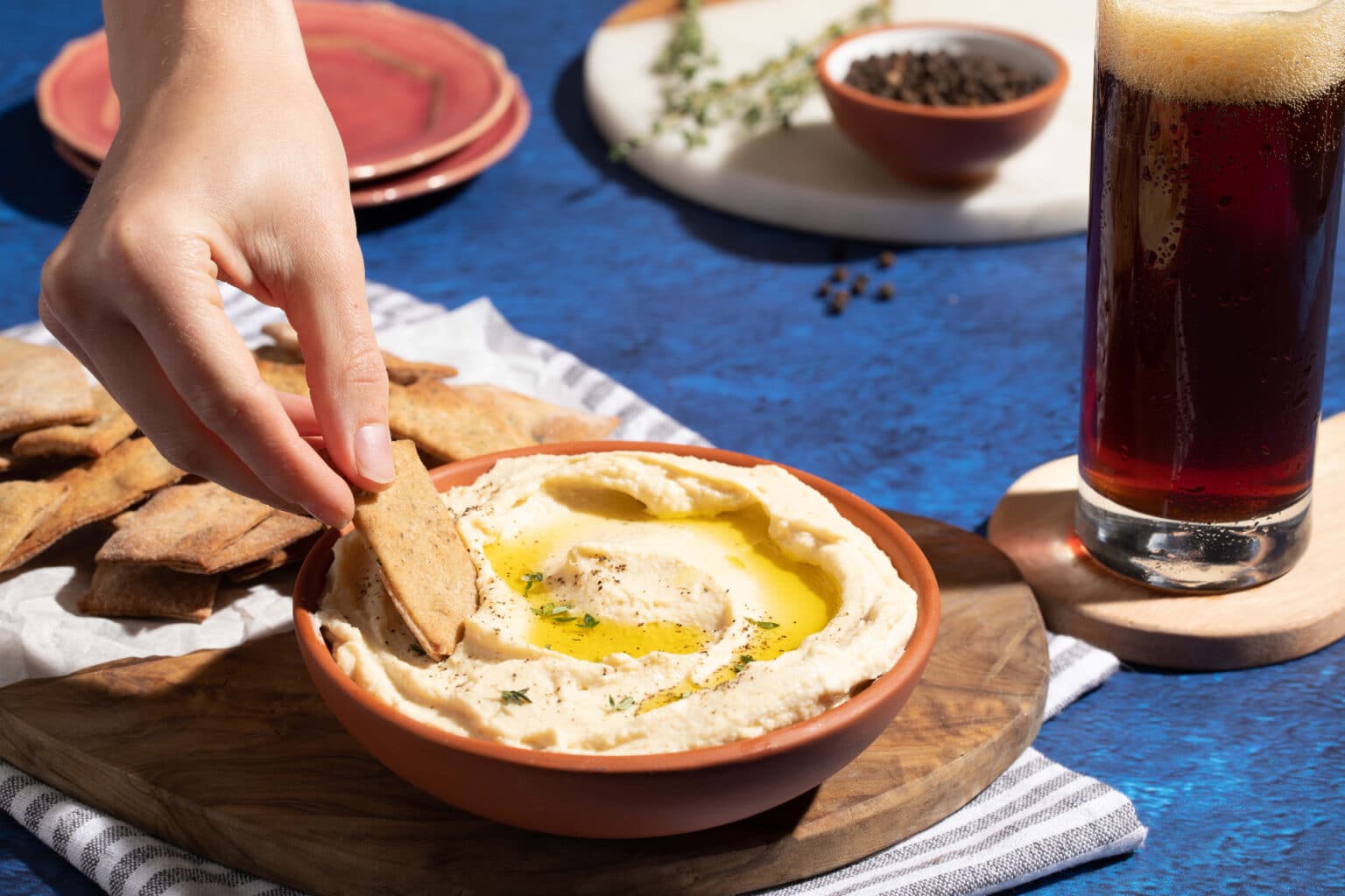 PA Rye and Black Pepper Crackers | Baking with PA Beer